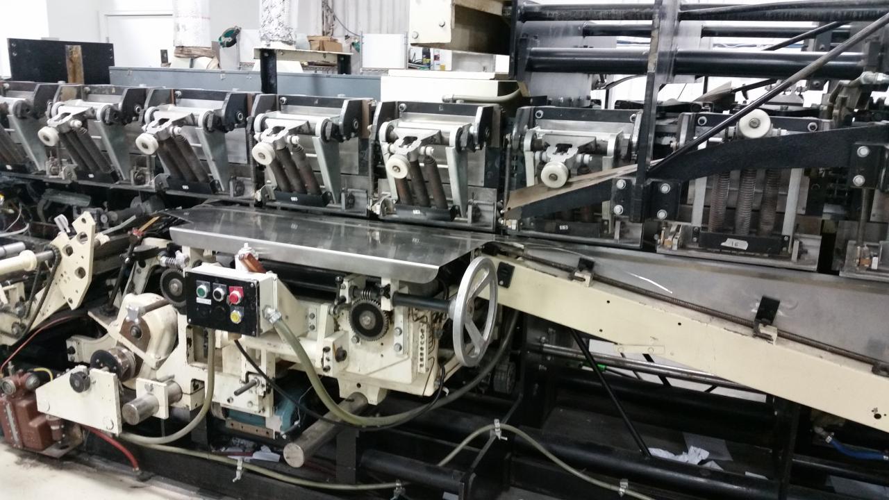 Lot #68: Harris UB11 Perfect Binder, 36 Station Gathering System ...